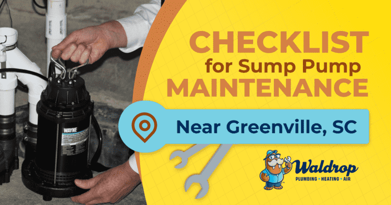 Checklist for Sump Pump Maintenance Near Greenville, SC | Waldrop ...