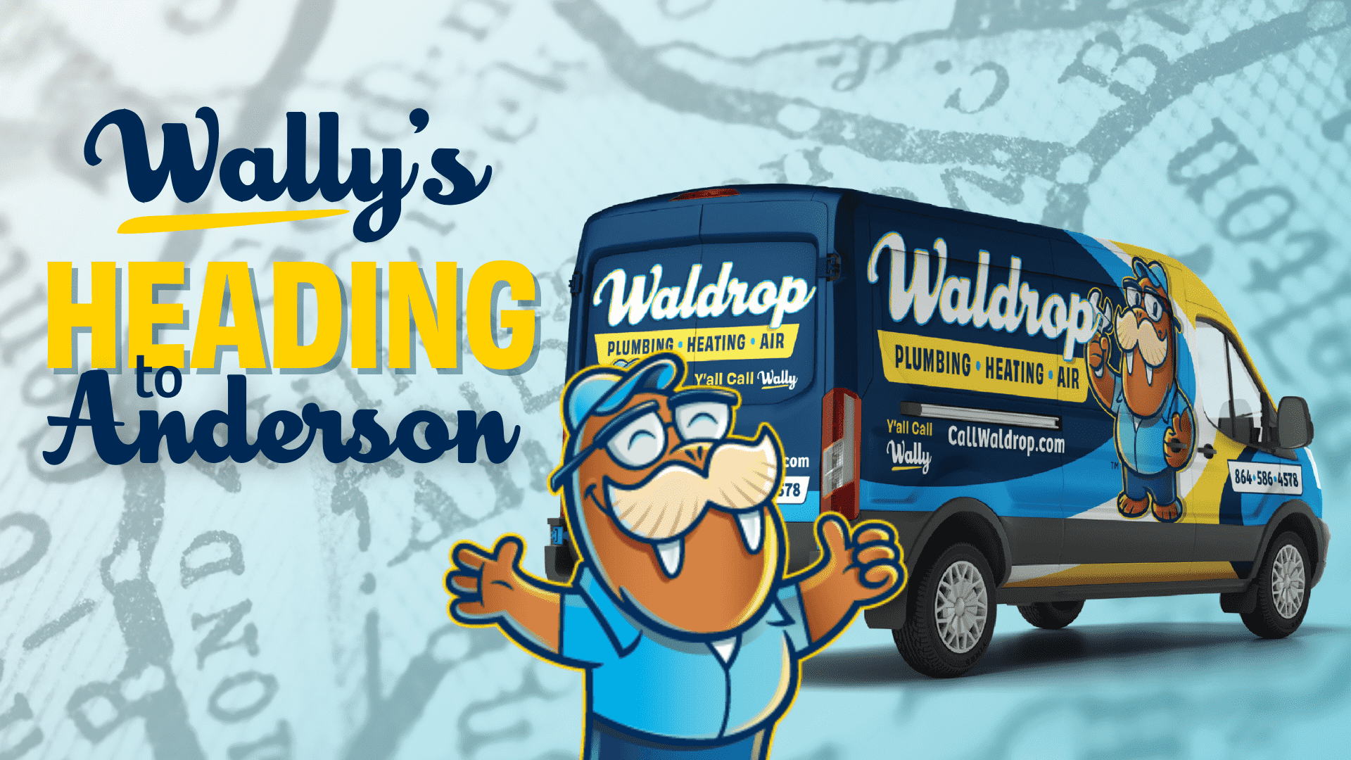 Wally’s Headin’ to Anderson! And We're Bringin’ the Comfort | Waldrop ...